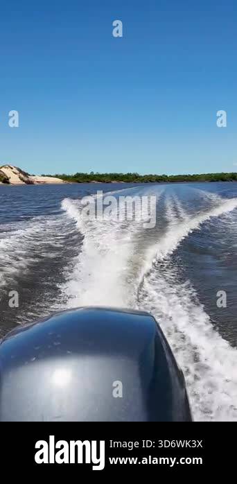 Boat Tour At Araioses In Maranhao Brazil. Parnaiba Delta Landscape ...