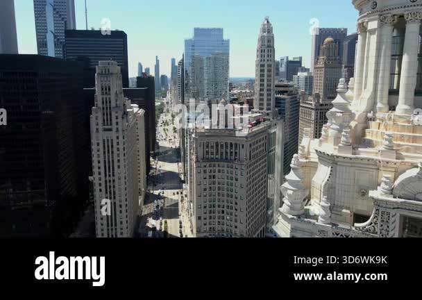 Iconic tribune tower modern Stock Videos & Footage - HD and 4K Video ...