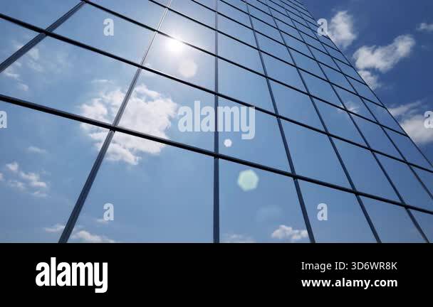Clear glass windows wall building 4k Stock Video Footage - Alamy