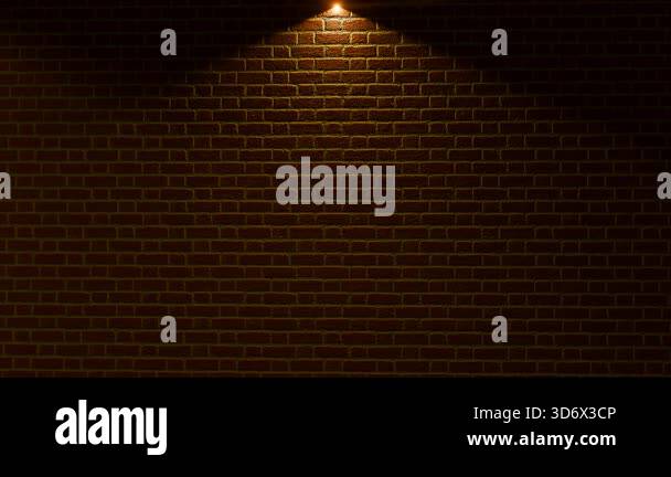 Red Brick Wall Light Animation Stock Video Footage - Alamy