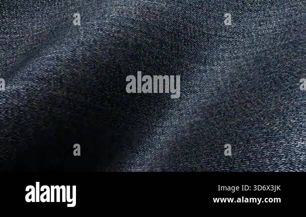 Indigo denim fabric waves forming smooth animated motion suited for ...