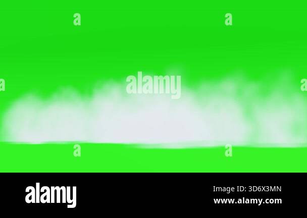 Green Screen Moving Fog Forward and Backward Stock Video Footage - Alamy