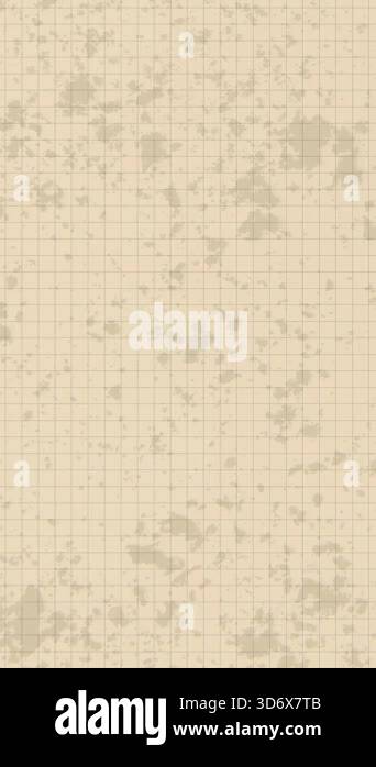 brown paper map texture vertical stop motion video. Old page overlay effect background loop ...