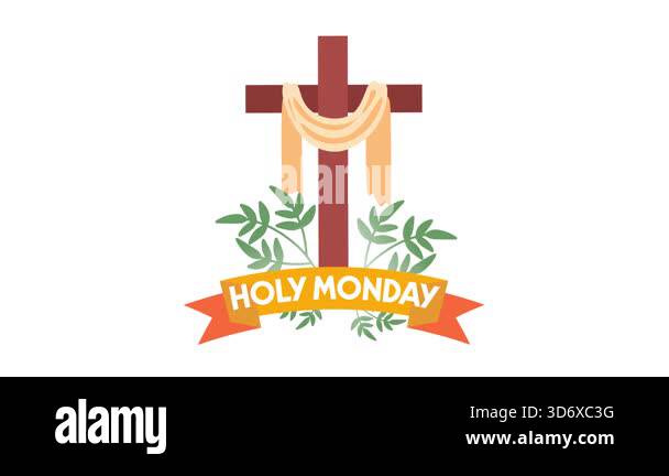 Happy Holy Monday to all Christians Stock Video Footage - Alamy