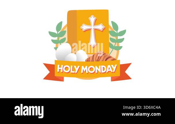 Happy Holy Monday to all Christians Stock Video Footage - Alamy