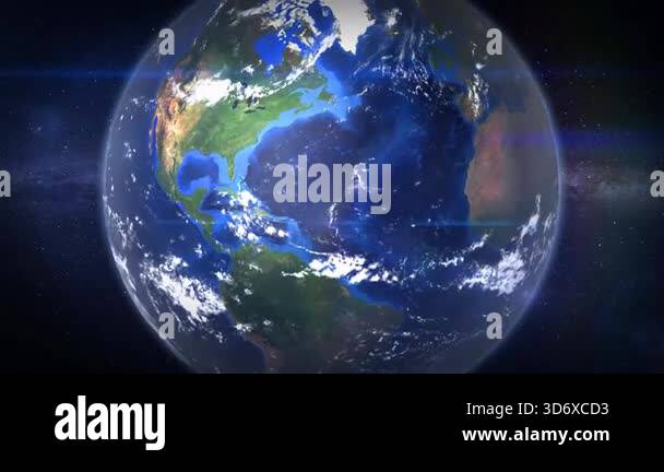 Earth map zoom to the city of New York City United States from space ...