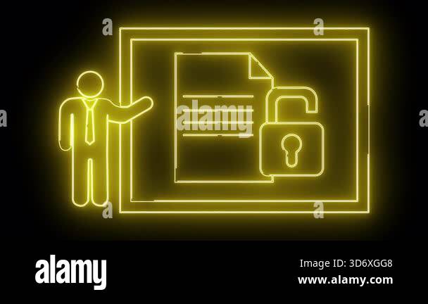 Yellow neon sign displays person Stock Videos & Footage - HD and 4K ...