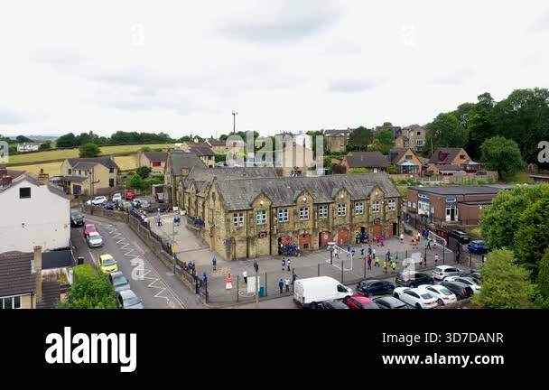 Bradford UK, 25th June 2025: Footage of a typical British old School ...