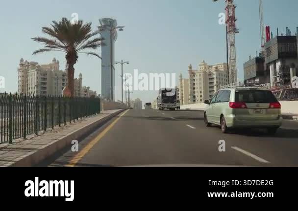 Urban road traffic palm trees Stock Videos & Footage - HD and 4K Video ...