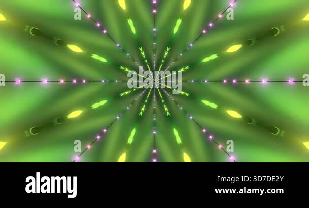 Seamless tunnel video loop designed for screensavers featuring vibrant ...