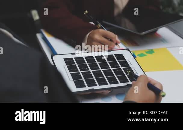 business team meeting in a modern office Stock Video Footage - Alamy