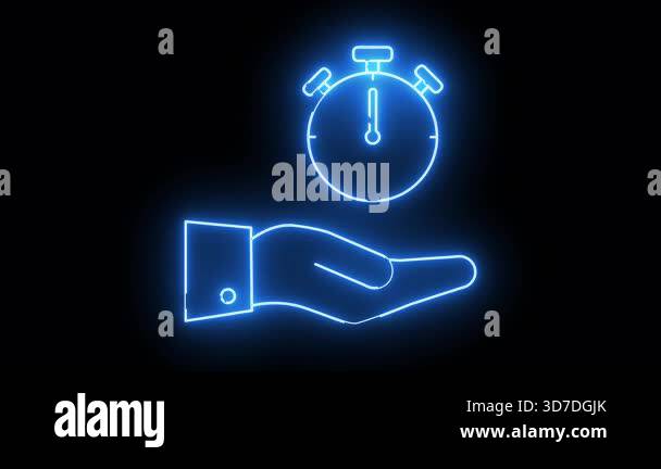 Hand holding stopwatch icon Stock Videos & Footage - HD and 4K Video ...
