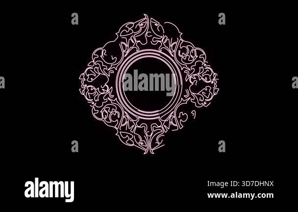 Beautiful flower animation video and background design Stock Video ...