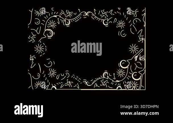 Beautiful colorful flower animation and floral wallpaper design video ...