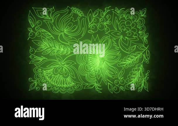 Beautiful flower animation video and background design Stock Video ...
