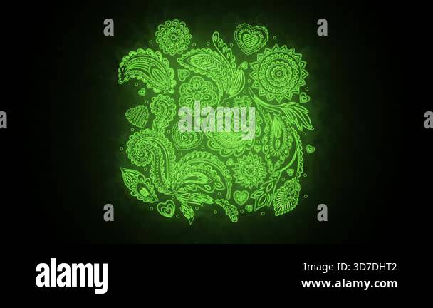 Beautiful colorful flower animation and floral wallpaper design video ...