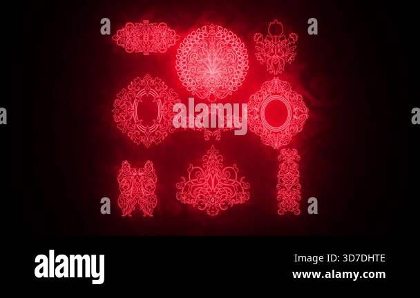 Beautiful colorful flower animation and floral wallpaper design video ...