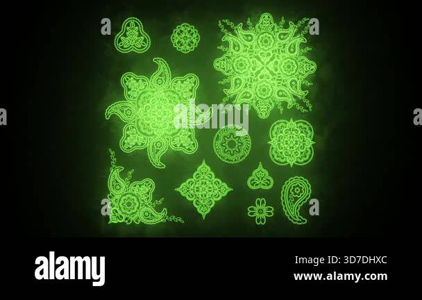 Beautiful flower animation video and background design Stock Video ...