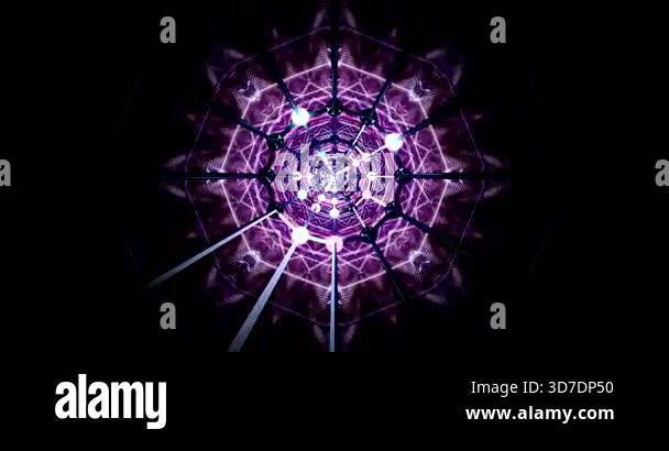 Lively tunnel video loop screensaver creating dynamic visual experience ...