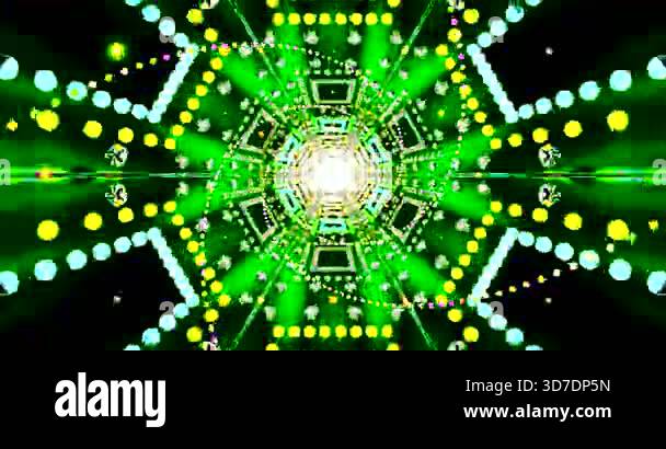 Seamless tunnel video loop for dynamic screensaver experience with ...