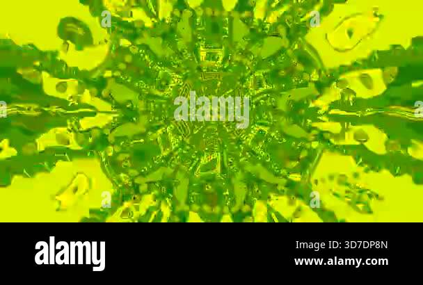 Colorful tunnel video loop creates captivating visual experience with ...