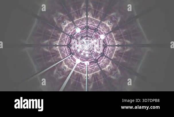 Lively tunnel video loop screensaver creating dynamic visual experience ...