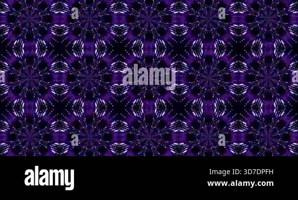 Dynamic tunnel video loop screensaver with vibrant blue patterns ...