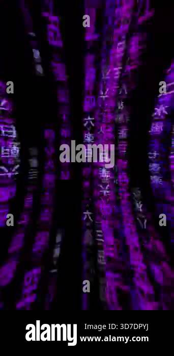 digital computer coding abstract background, technology animation for concept of modern tech and ...