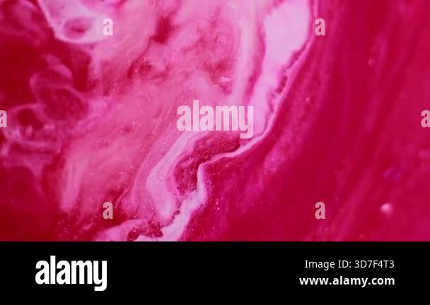 Mix paint. Marble texture. Defocused pink red crimson color acrylic ...