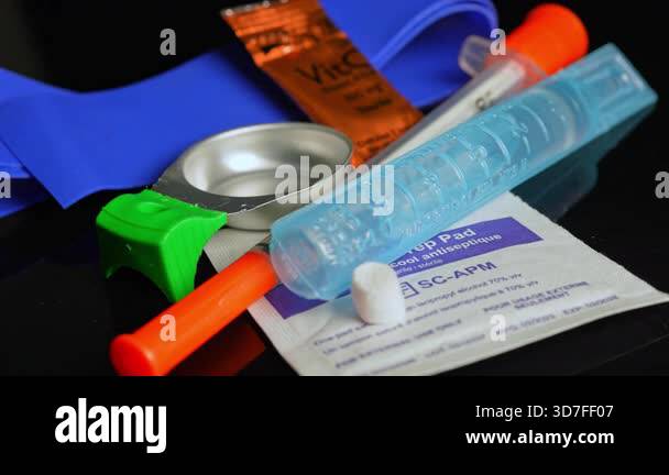 Harm Reduction kit provided by government program for safe consumption ...