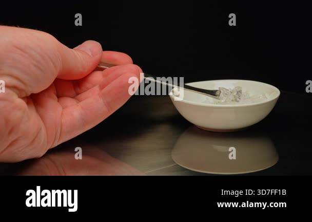 MDMA Ecstasy or molly in form of crystals or rocks. Crystals can be ...