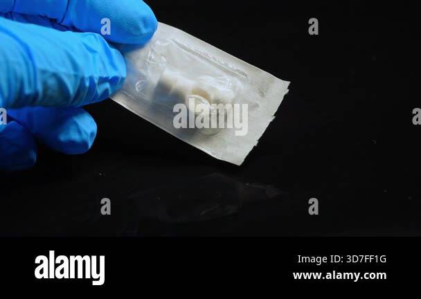 Filters or Cotton filter used for safe needle injection by placing in ...