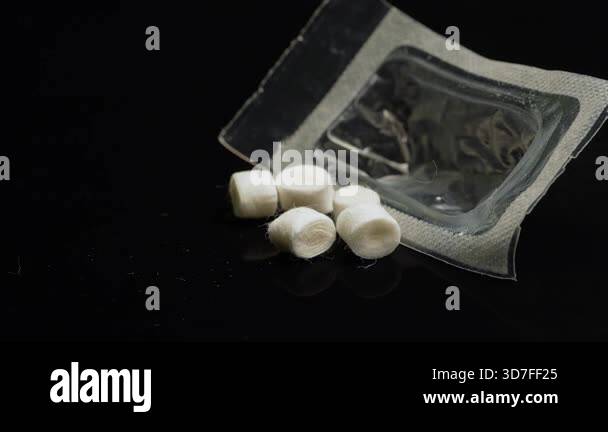 Filters or Cotton filter used for safe needle injection by placing in ...