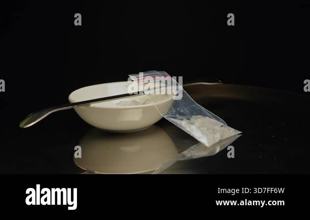 MDMA Ecstasy or molly in form of crystals or rocks. Crystals can be ...