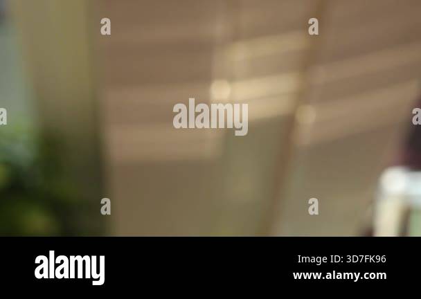Soft light reflecting on surface in kitchen Stock Video Footage - Alamy