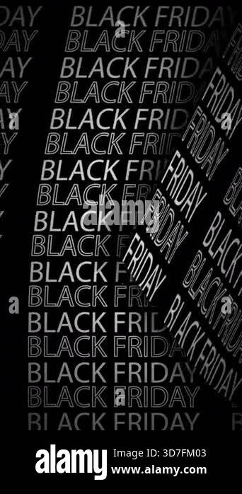 black canvas repeating white text cascade, diagonal pattern creates ...