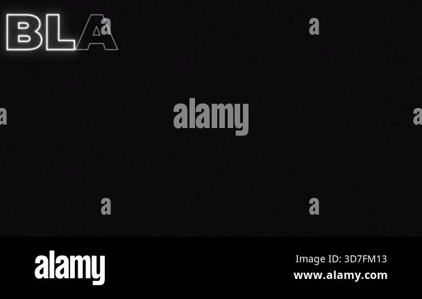 black friday text with glow, high contrast animated typography ...