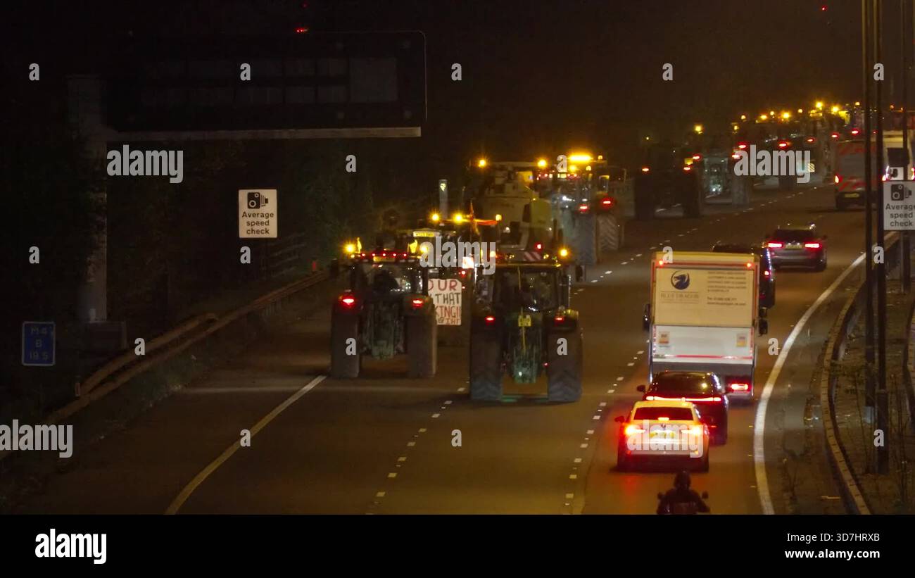 Tractors flout police conditions ahead of farmers protest in London ...