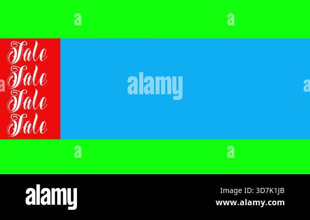 Animated Sale Banner Discount Promo Motion Graphic Stock Video Footage ...