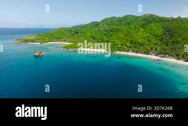White sands in Cobrador Island beaches. Romblon, Philippines Stock ...