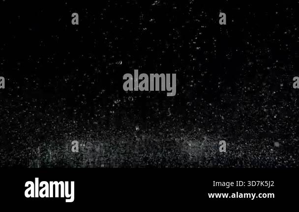 Super Slow Motion Shot of Real Raindrops Falling on a Surface, Isolated ...