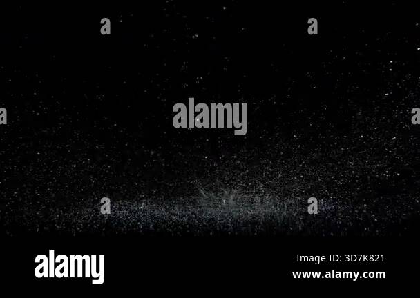 Super Slow Motion Shot of Real Raindrops Falling on a Surface, Isolated ...
