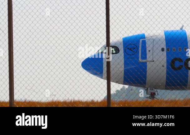 PHUKET, THAILAND - JANUARY 19, 2025: Beautiful New Condor A330neo ...