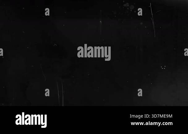 Vintage damaged film texture overlay with heavy grain and fading edges ...