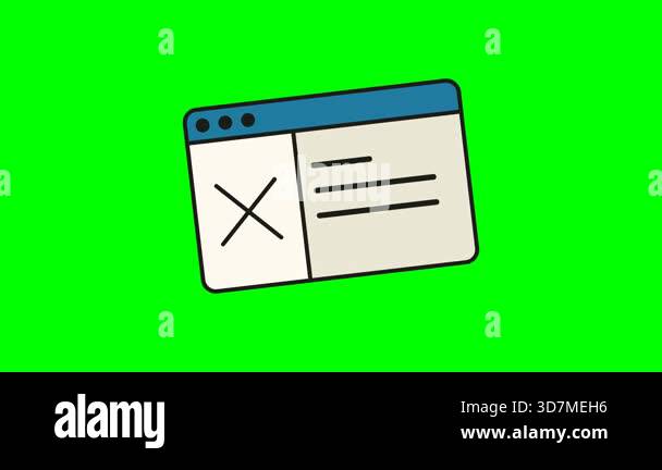 Modern clean UI window layout graphic with blue header bar and ...