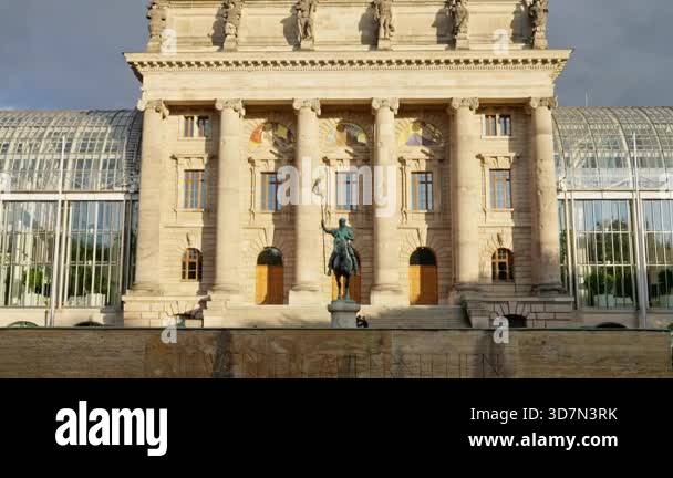 Historic monument, classical style museum structure, architectural ...