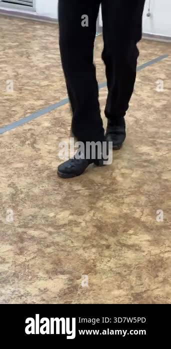 Close-up of male legs dancing traditional Irish stepdance Stock Video ...