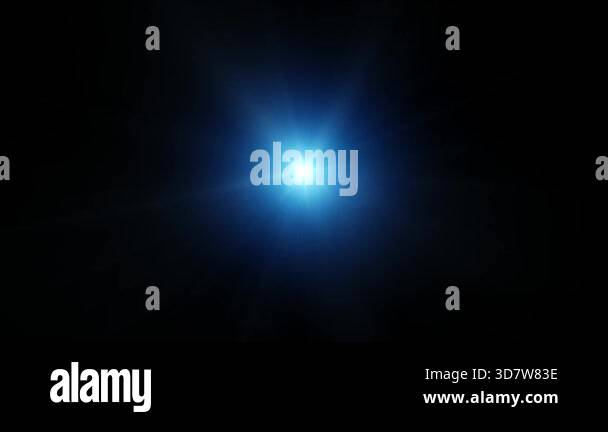 Blue Radio Wave Light Rays central radial light 5 second animation in ...