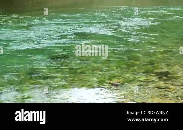 Natural Abstract River Water Background, Amazing Turquoise Color Stock ...