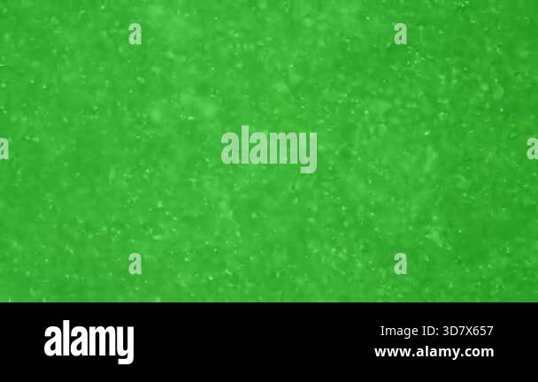 Heavy Snowfall or Snowstorm Overlay Against a Green Screen Background ...